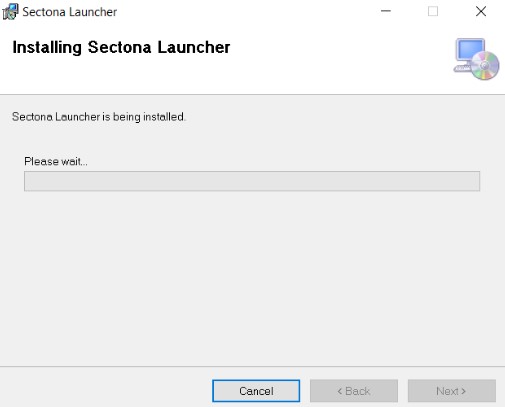 Installing Sectona Launcher