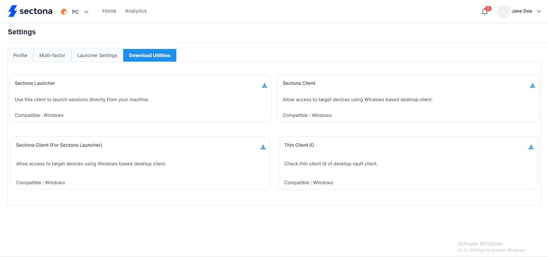Installing Sectona Client App