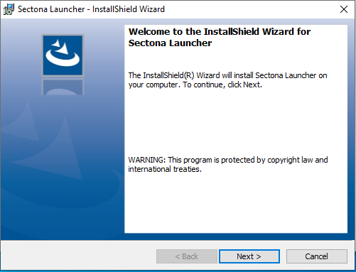 Installing Sectona Launcher
