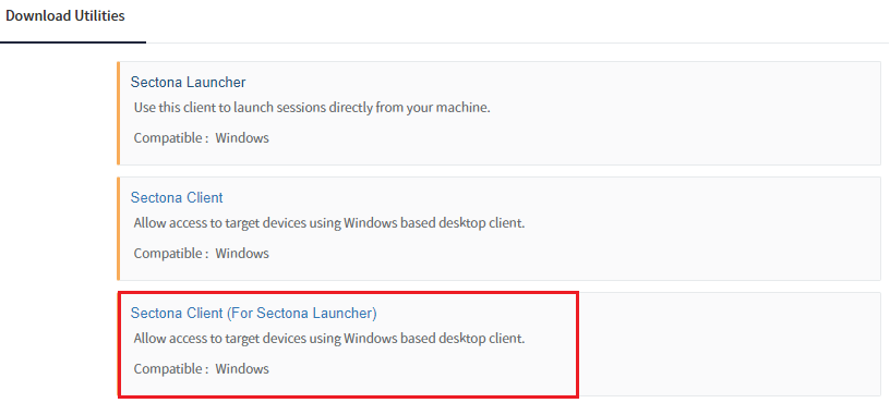 Installing Sectona Launcher